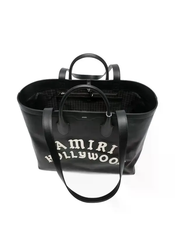 Amiri Hollywood Tote Bag In Black - 50% Off | Editorialist