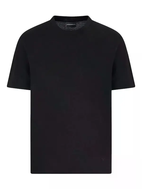 Emporio Armani Cotton T-shirt - Black