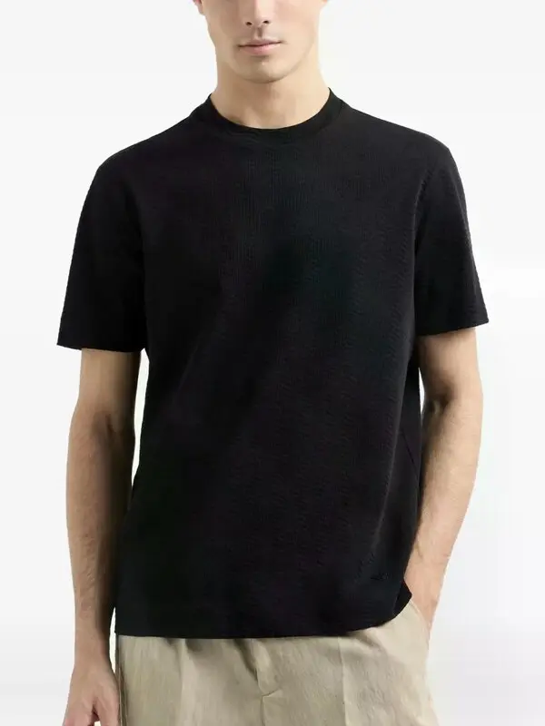 Emporio Armani Cotton T-shirt - Black