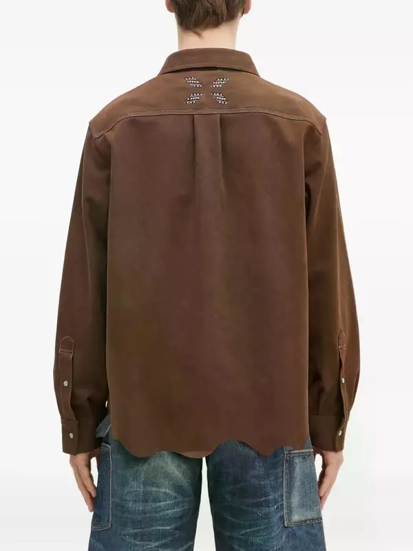 Andersson Bell Embroidered Yoke Shirt