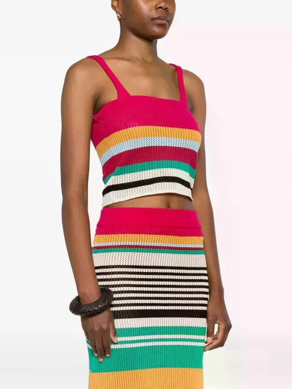 CALA DE LA CRUZ Sun Crop Top