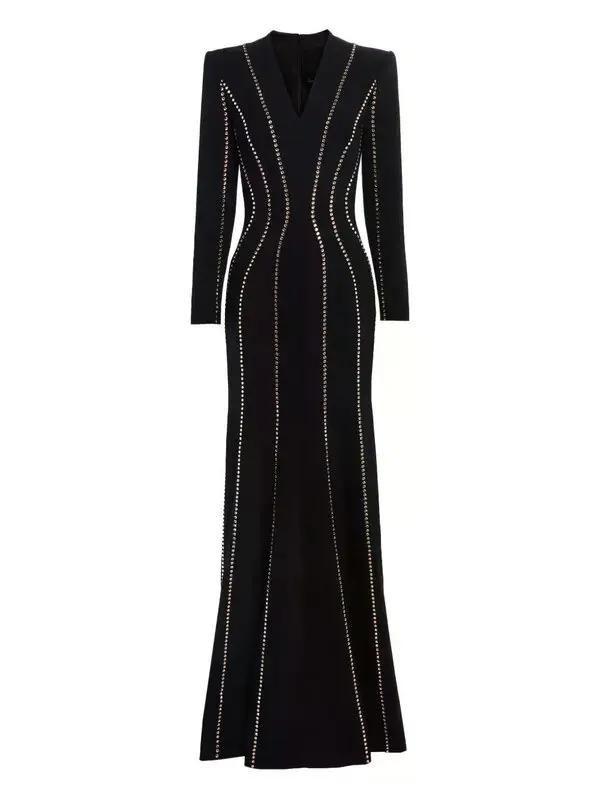 Jenny Packham Victoire Rhinestone-embellished Maxi Gown