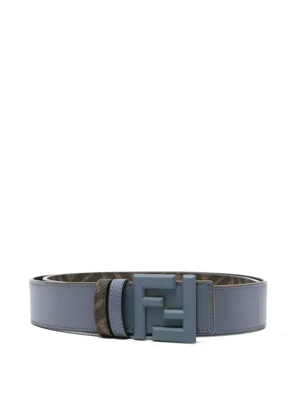 Fendi Ff Squared Buckle Belt - Brown