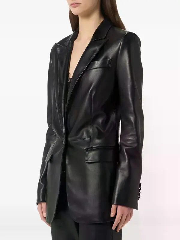 Blumarine Leather Blazer