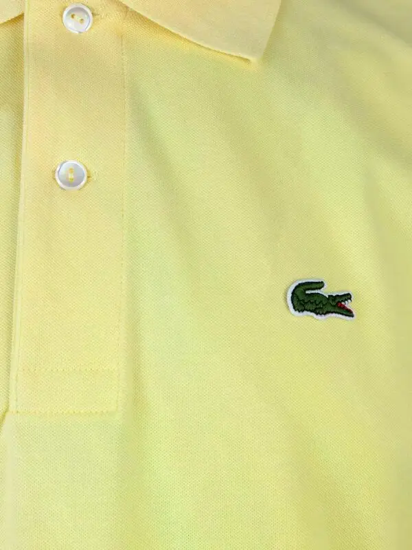 Lacoste Logo-patch Polo Shirt - Yellow