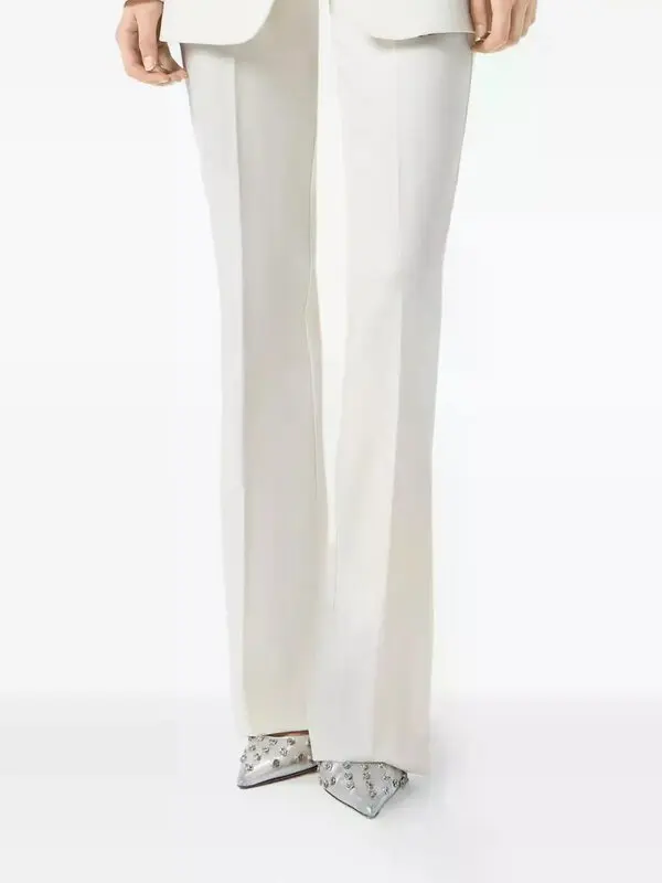 Blumarine Twill Flared Trousers