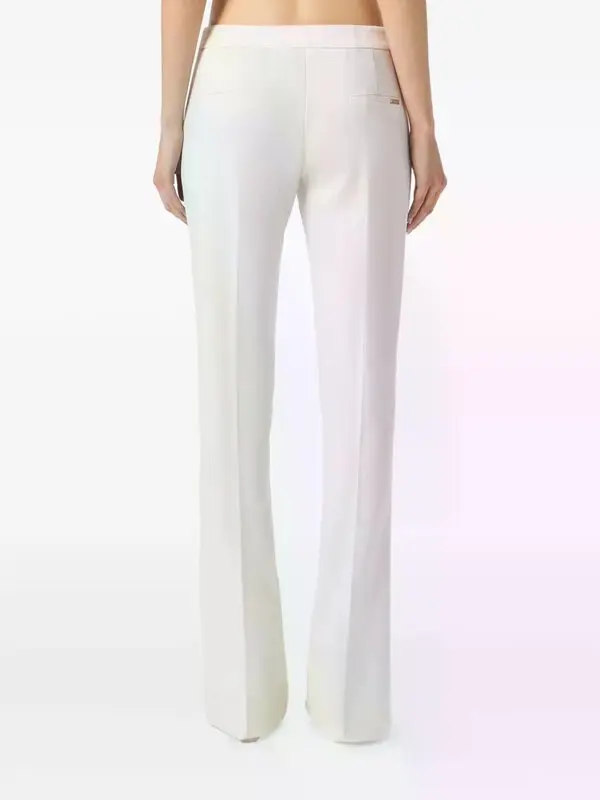 Blumarine Twill Flared Trousers