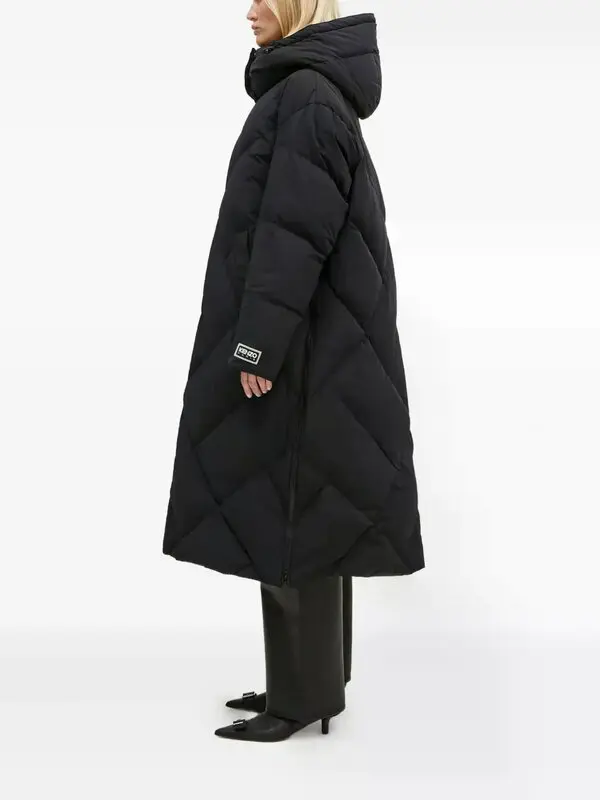 Kenzo Weave Long Down Coat
