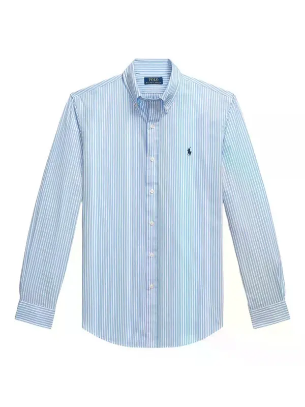 Polo Ralph Lauren Striped Long-sleeve Shirt - Blue