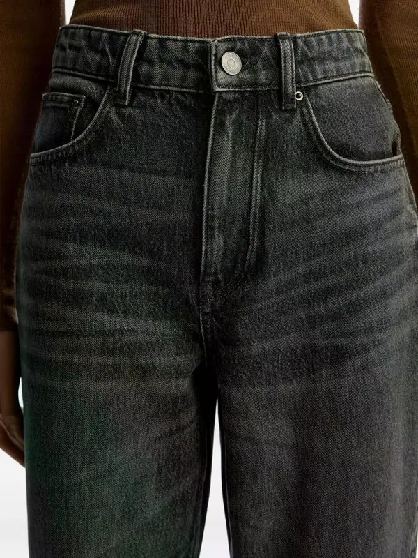 12 STOREEZ High-rise Straight-leg Jeans