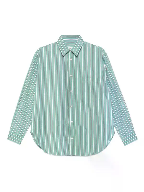 Matteau Striped Shirt - Green