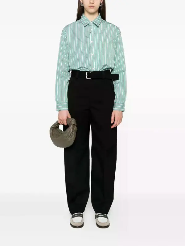 Matteau Striped Shirt - Green