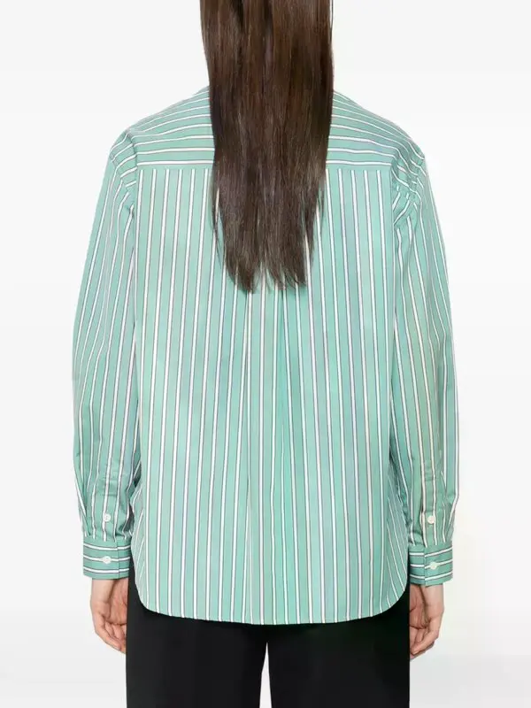 Matteau Striped Shirt - Green