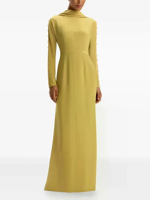 12 STOREEZ Silk Maxi Dress