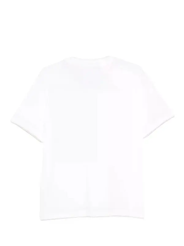 Eleventy V-neck Cotton T-shirt - White