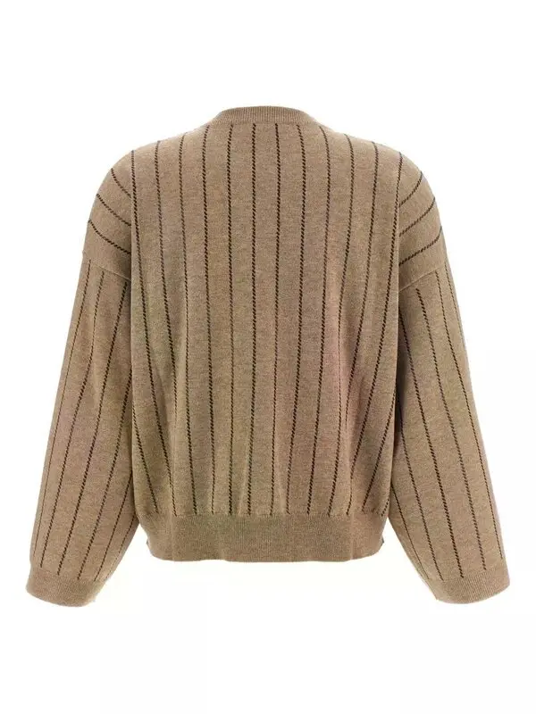 Brunello Cucinelli Striped Cashmere Sweater