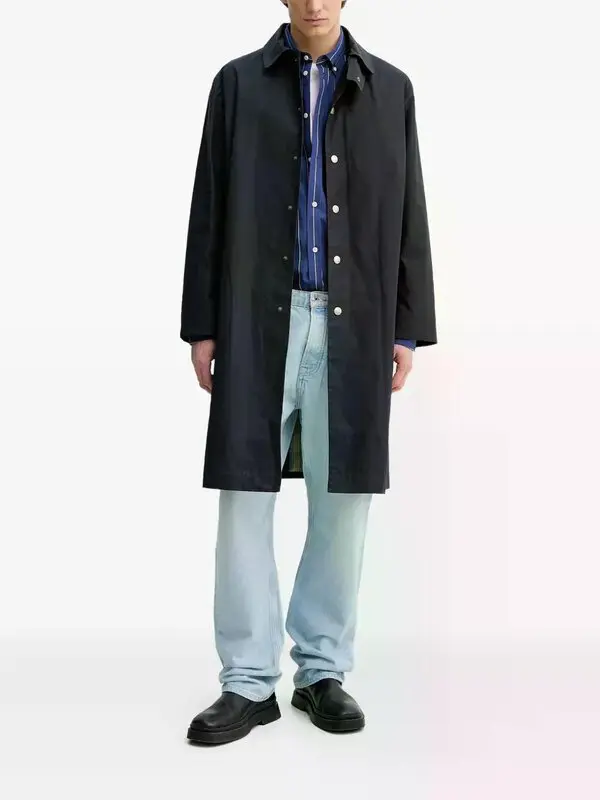 A.p.c. Button-fastening Longline Coat