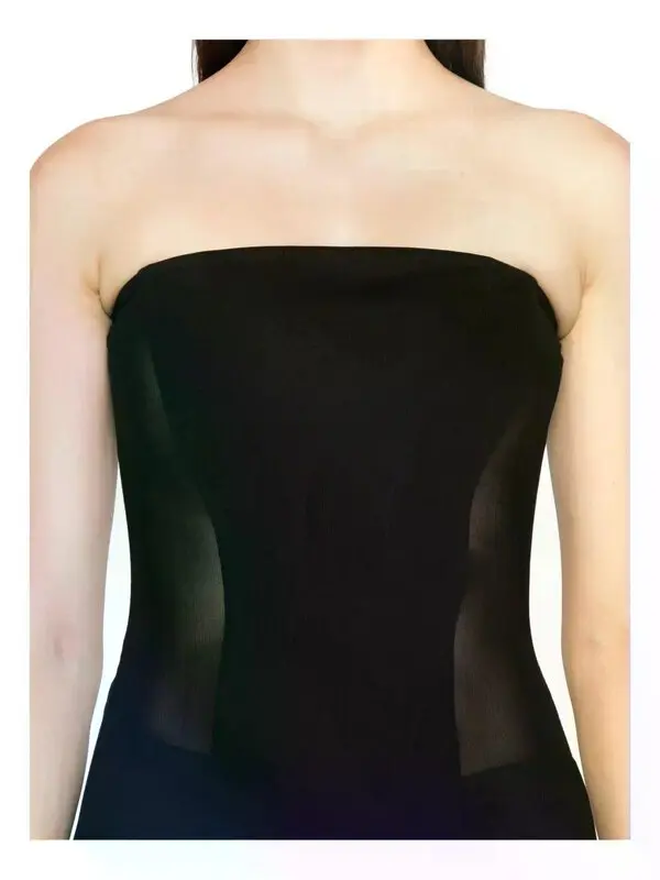 Alex Perry Strapless Mesh Corset