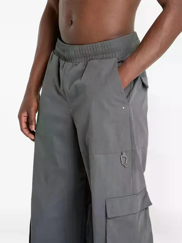 HELIOT EMIL Elastic-waist Cargo Trousers
