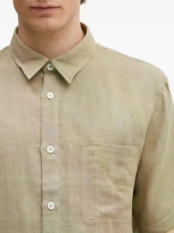 A.p.c. Bellini Short-sleeve Pocket Shirt - Neutrals