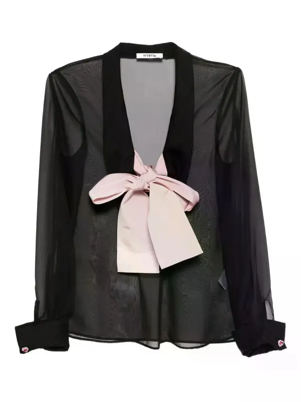 Vivetta Long-sleeved Shirt - Black