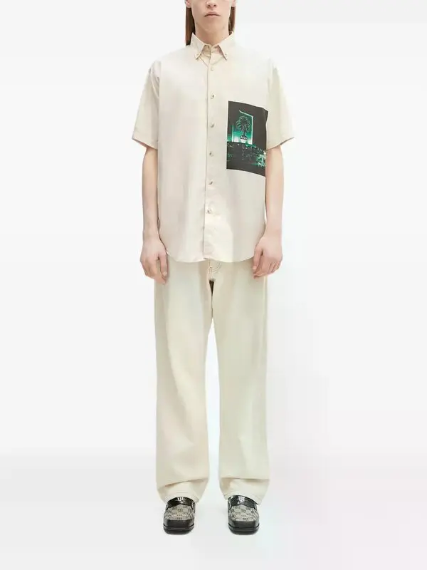 Aries Graphic-print Short-sleeve Shirt