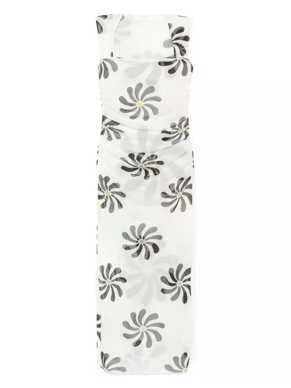 CALA DE LA CRUZ Arena Maxi Dress - White