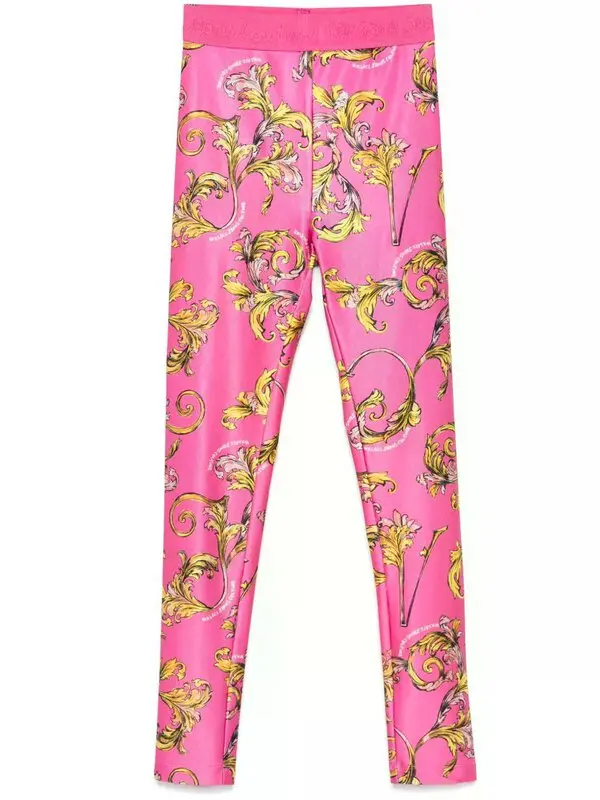 Versace Barocco-print Leggings