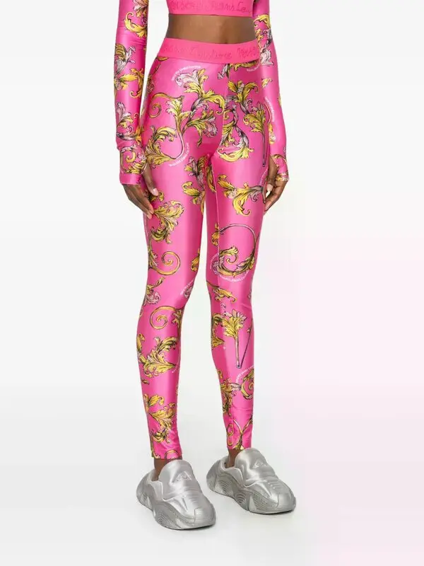 Versace Barocco-print Leggings