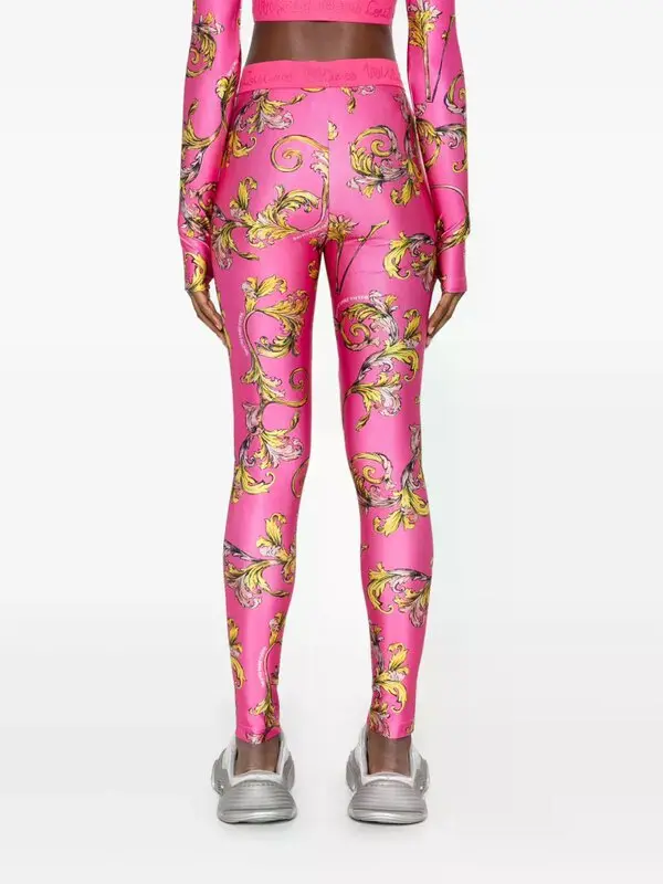 Versace Barocco-print Leggings