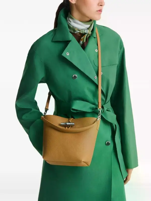 Longchamp Le Roseau Xs Bucket Bag - Brown
