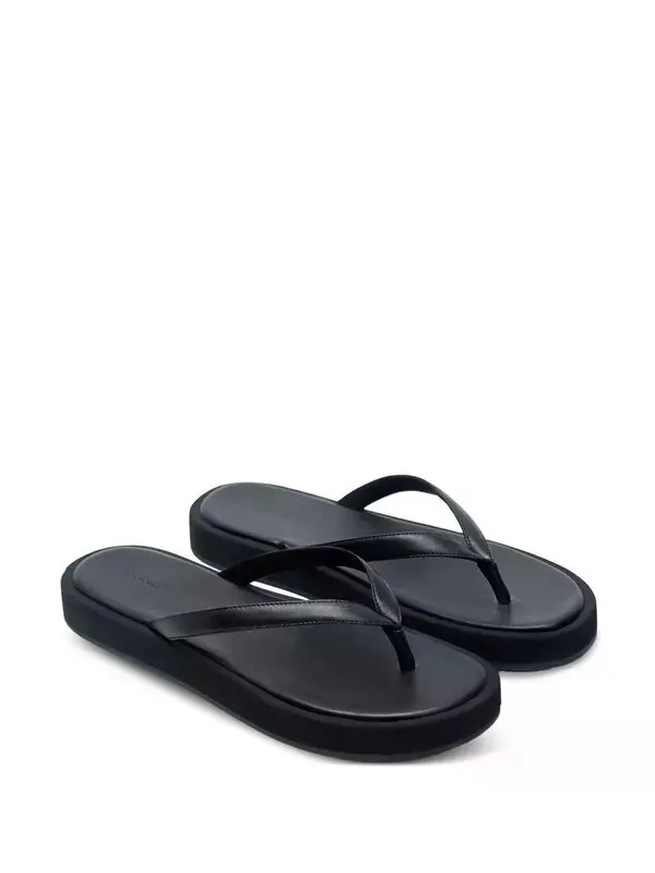 12 STOREEZ Leather Thong Flip Flops