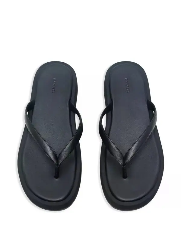 12 STOREEZ Leather Thong Flip Flops