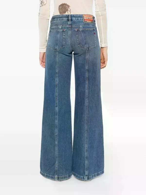 DIESEL® D-akii Panelled Jeans - Blue