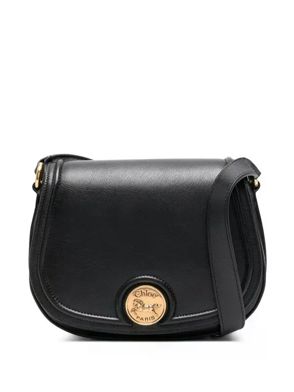 Chloé Horse Medal Leather Crossbody Bag