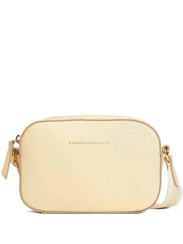 Tommy Hilfiger Embossed-logo Cross Body Bag - Neutrals