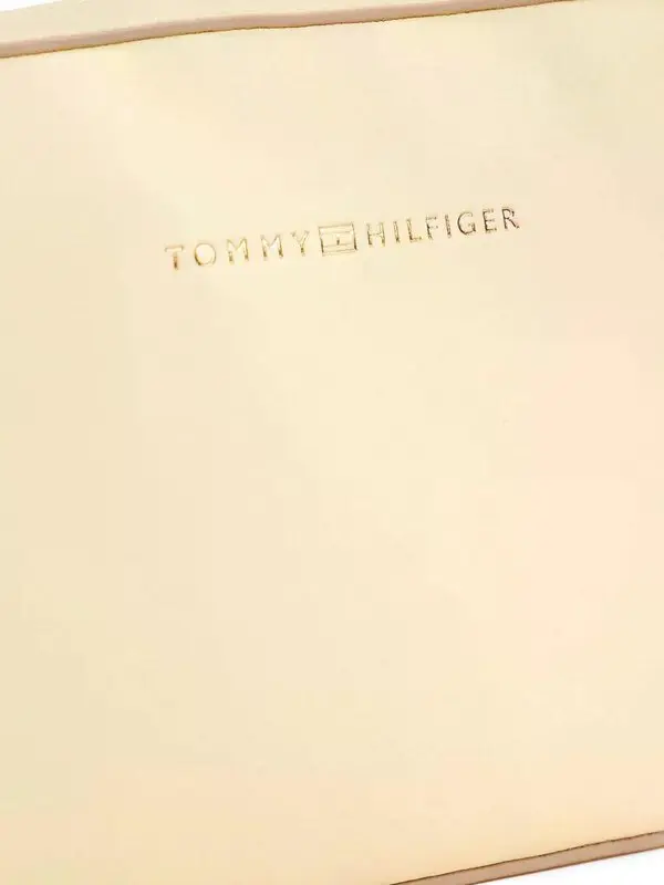 Tommy Hilfiger Embossed-logo Cross Body Bag - Neutrals