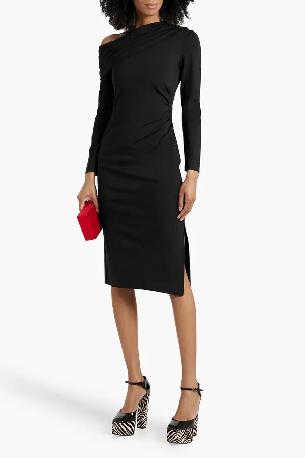 Diane Von Furstenberg Buffy One-shoulder Stretch-jersey Dress