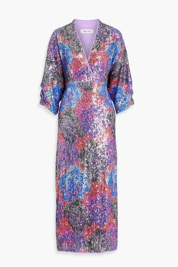 diane von furstenberg sequin wrap dress Diane von Furstenberg | CFDA: Defining American Style