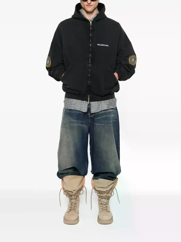 Balenciaga Uniform-patch Hoodie