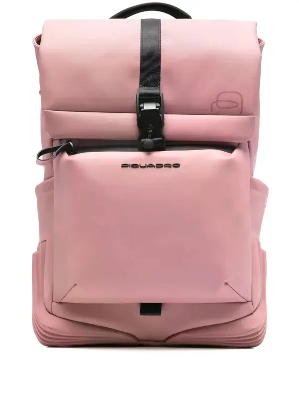PIQUADRO Water-resistant 14-inch Laptop Backpack - Pink