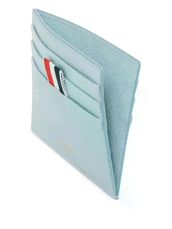 Thom Browne Rwb-stripe Cardholder - Blue