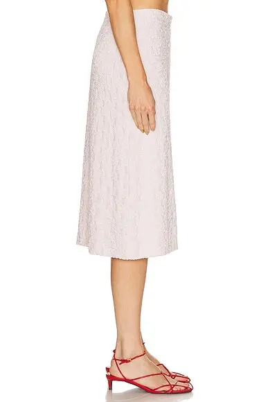 JIL SANDER 3d Flower Skirt