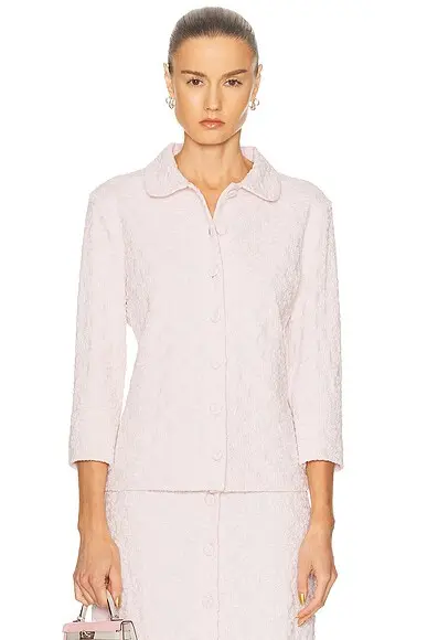JIL SANDER 3d Flower Top