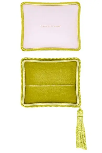 Sophie Bille Brahe Velvet Jewelry Box - Tulipe Jaune