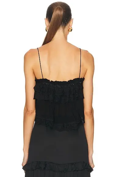 Ronny Kobo X Revolve Carlton Top - Black