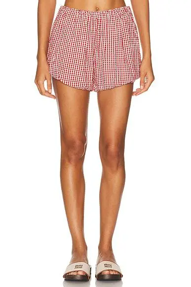Posse Aurelia Short - Red Gingham