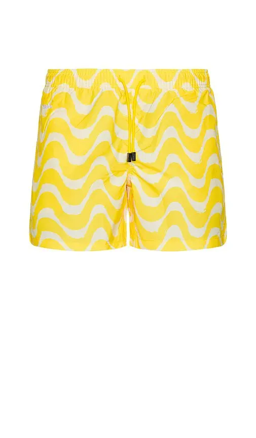 NIKBEN Wavy Swim Trunks - Yellow