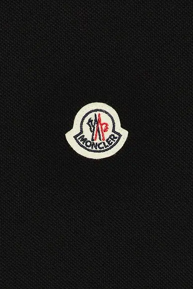 Moncler Short Sleeve Polo - Black