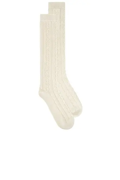 Valentino Garavani Knit Socks - Burro